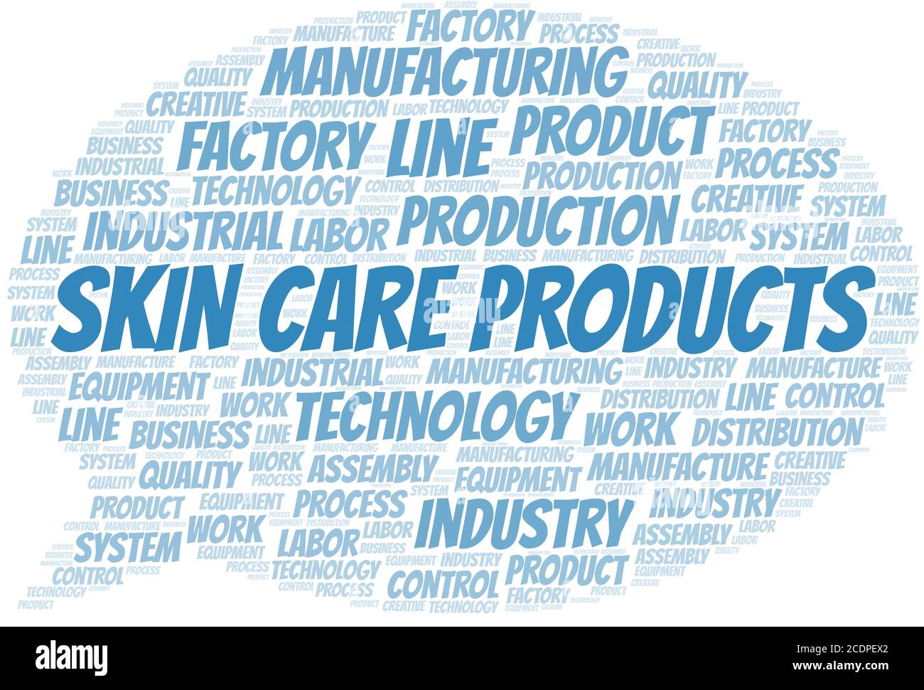 Skin care word cloud concept hi-res stock photography and images - Alamy