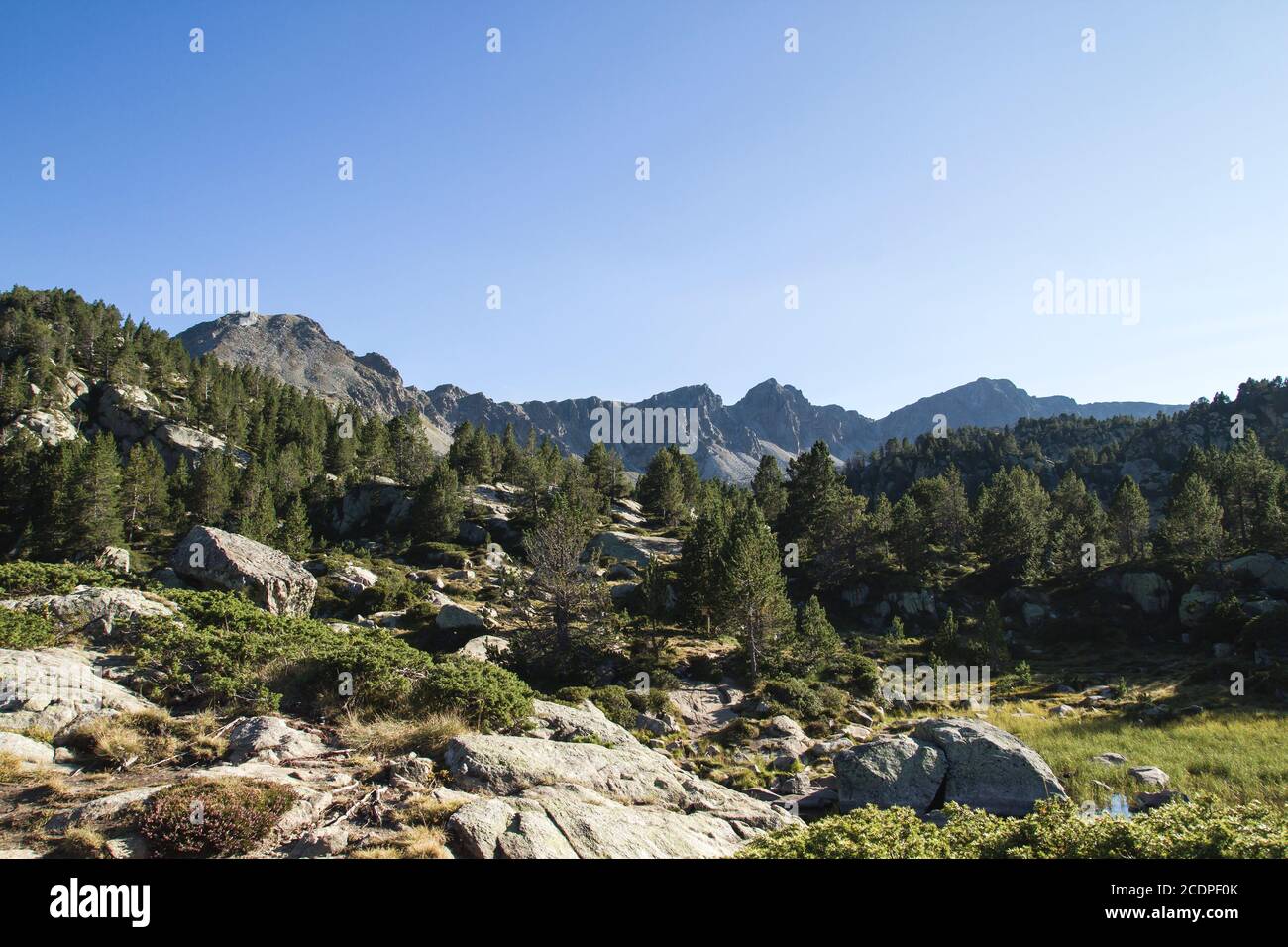 Mountain landscape in the Pyrenes Stock Photo - Alamy