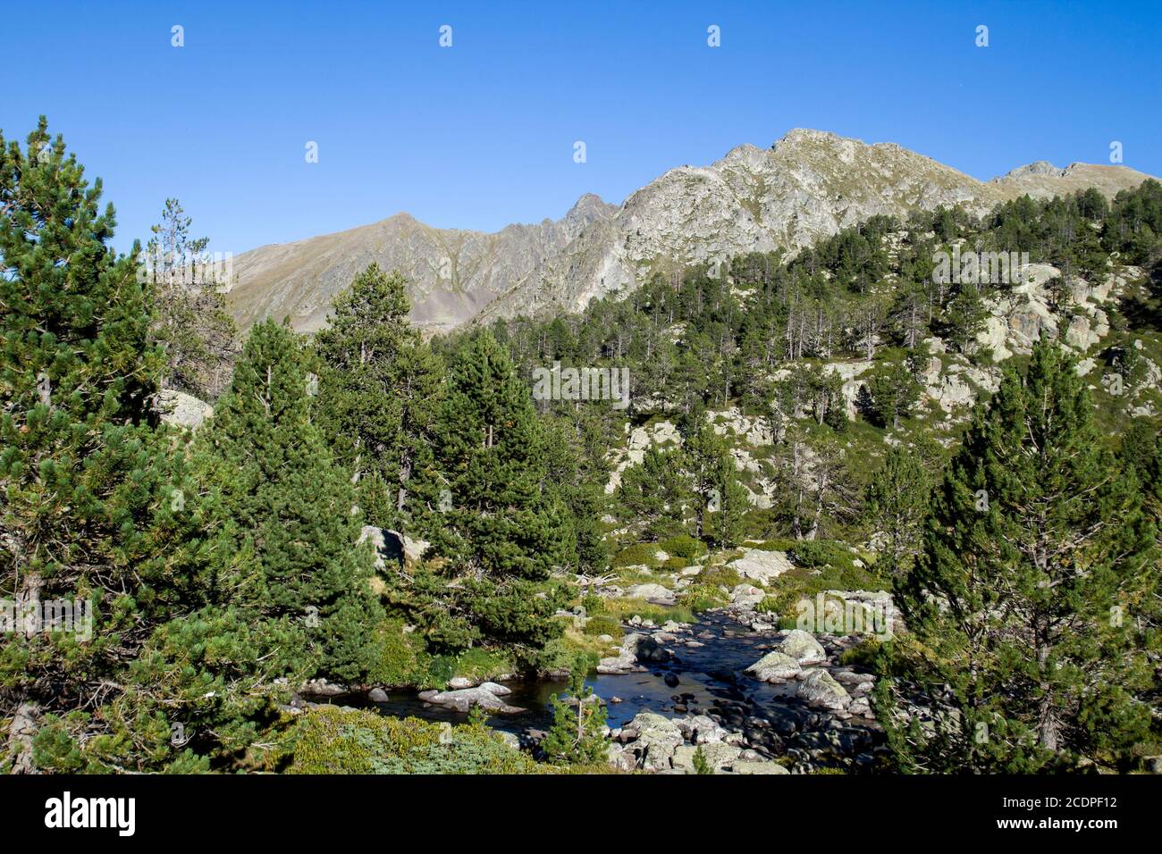 Mountain landscape in the Pyrenes Stock Photo - Alamy