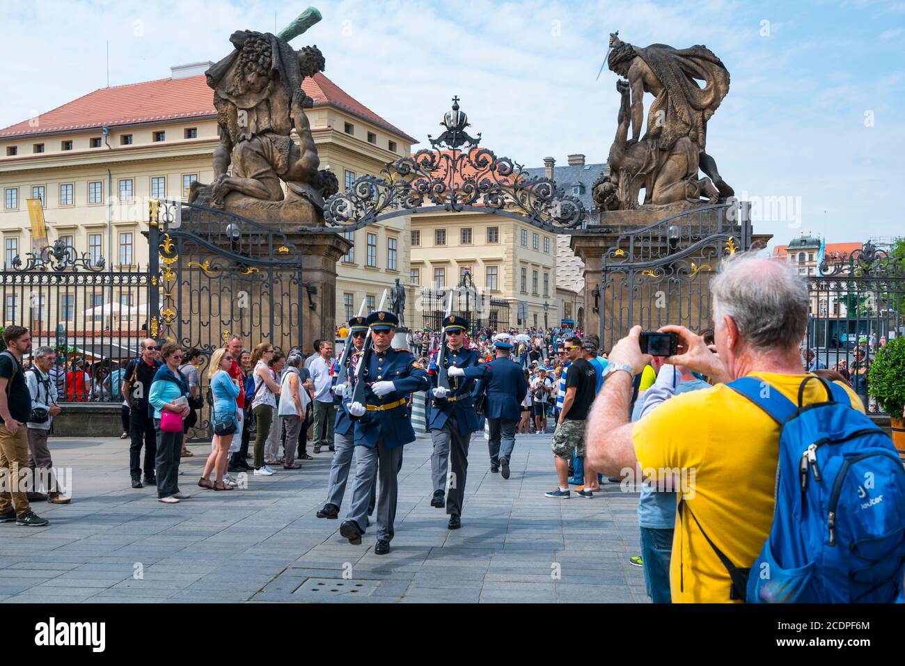 Prague Castle, Prazsky hrad, Prague, Czech Republic, Europe Stock Photo ...