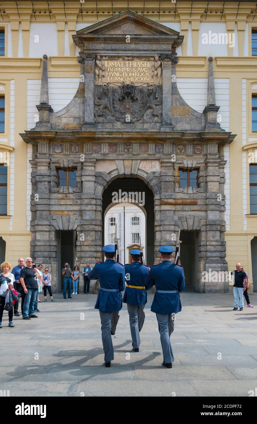 Prague Castle, Prazsky hrad, Prague, Czech Republic, Europe Stock Photo ...