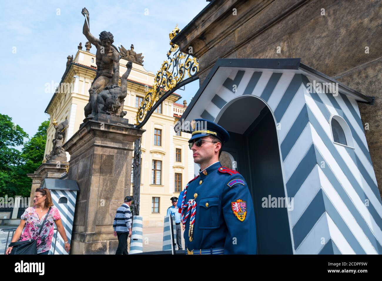Prague Castle, Prazsky hrad, Prague, Czech Republic, Europe Stock Photo ...