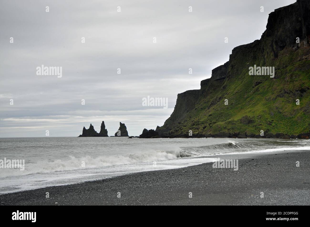 Beach near Vik on Iceland Stock Photo - Alamy