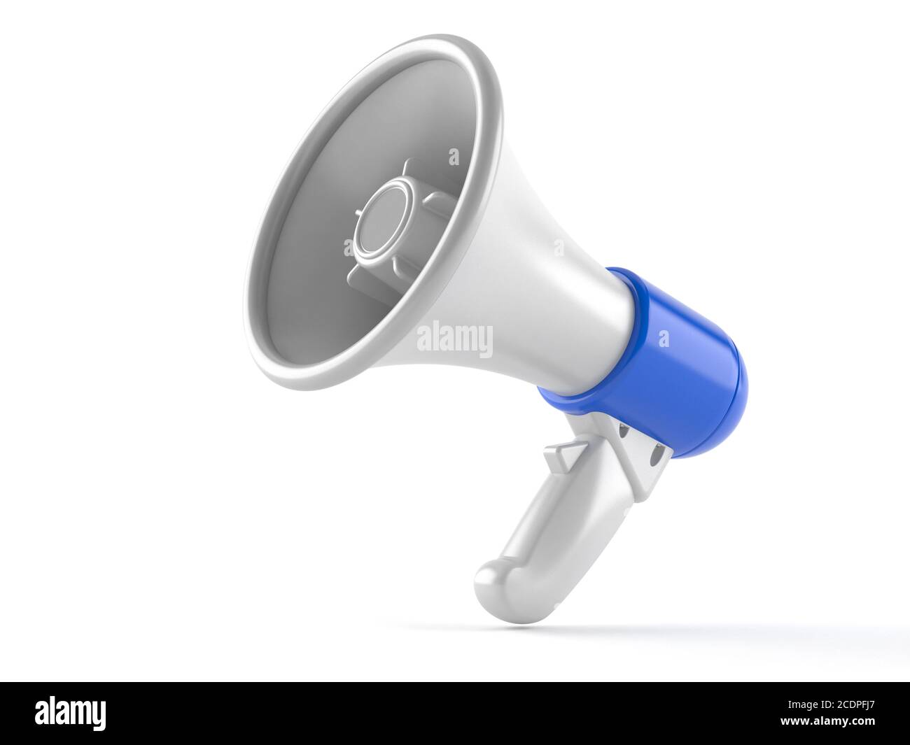 Megaphone isolated on white background Stock Photo - Alamy