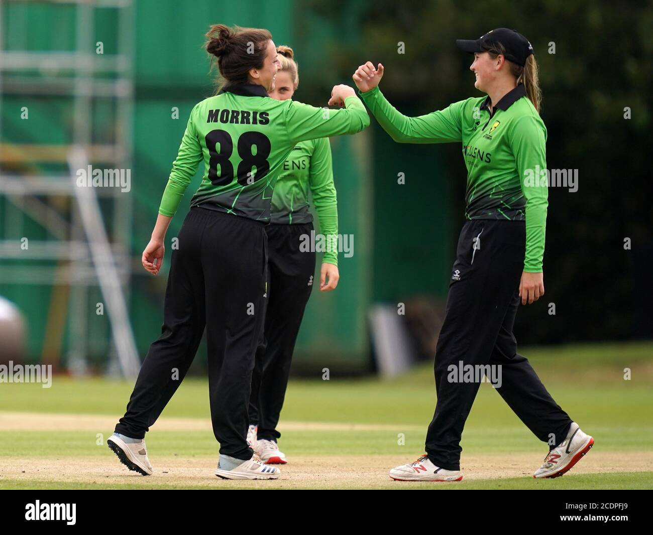 Celebrates taking wicket south east stars hannah jones hi-res stock ...