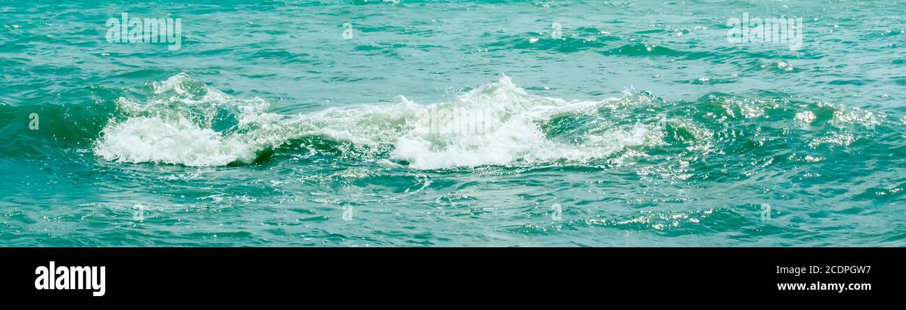 Sea wave texture, azure blue water surface Stock Photo - Alamy