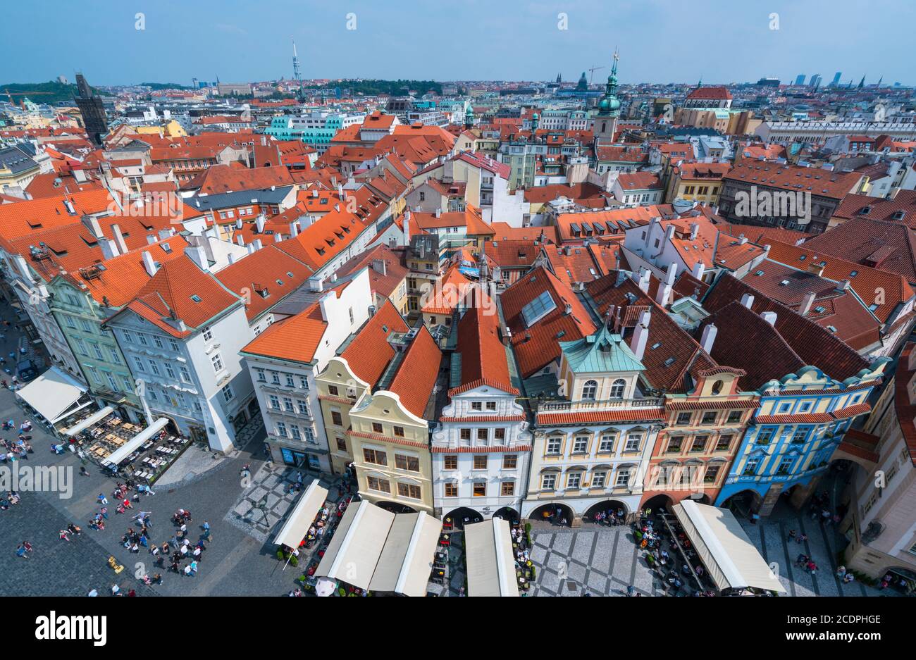 Old Town Square, Prague, Czech Republic, Europe Stock Photo - Alamy