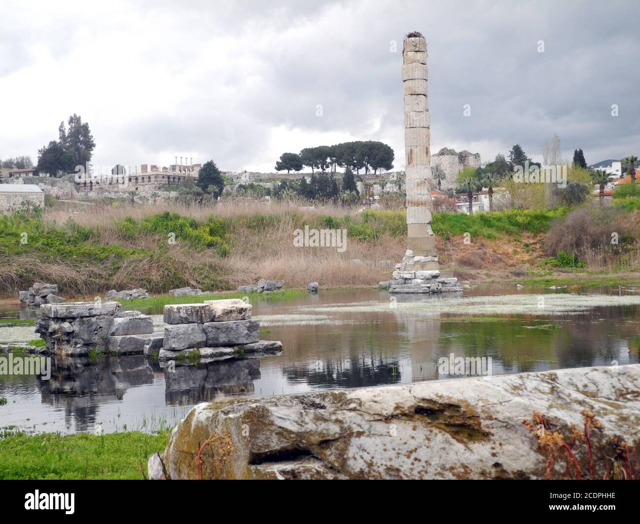 Artemis Temple in Selcuk, Turkey Stock Photo - Alamy