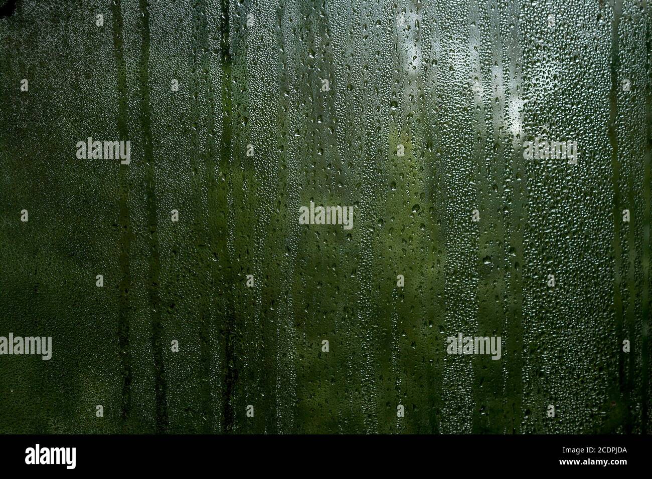Water contensation on a window glass Stock Photo - Alamy