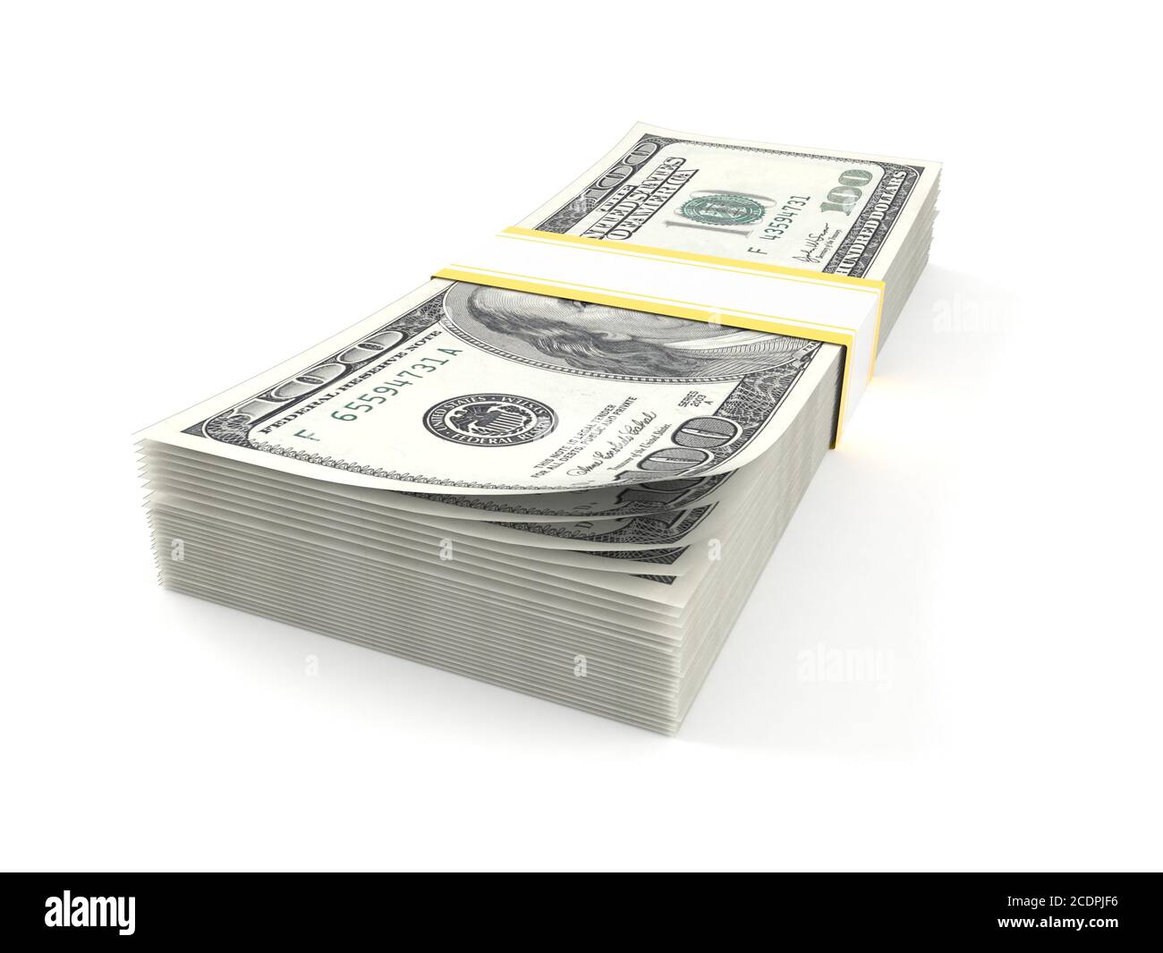 Money isolated on white background Stock Photo - Alamy