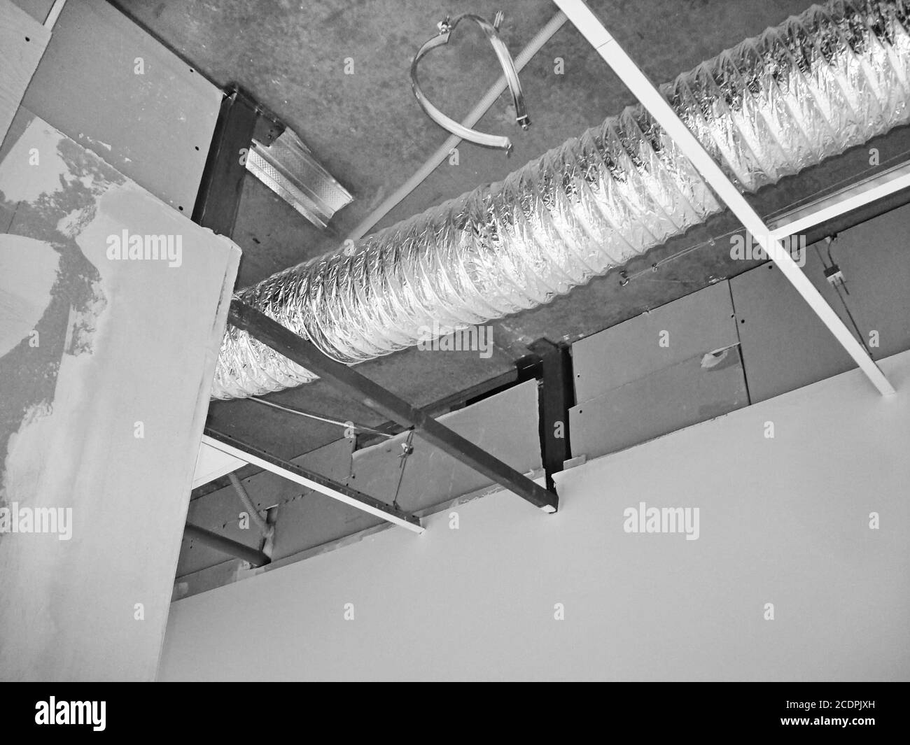 Works Building Finishing Ceiling Stock Photo - Alamy