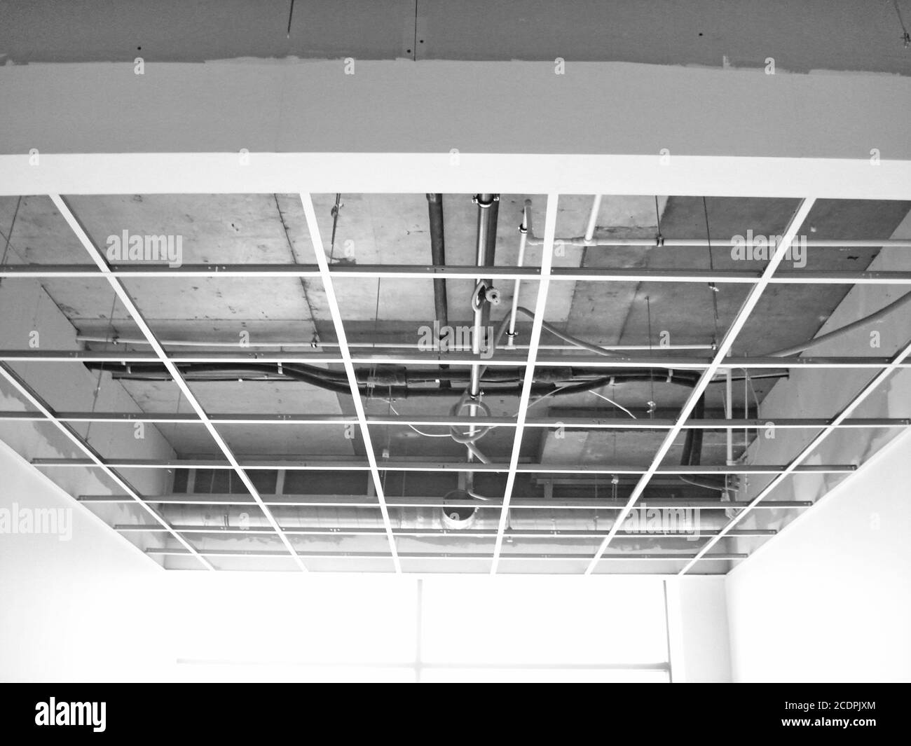 Works Building Finishing Ceiling Stock Photo - Alamy
