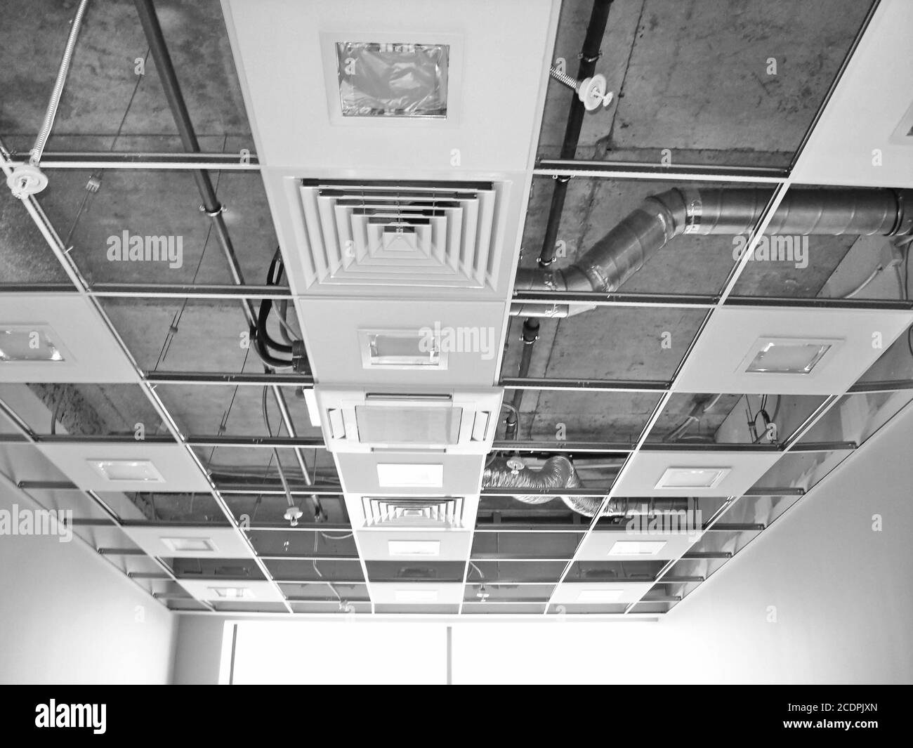 Works Building Finishing Ceiling Stock Photo - Alamy