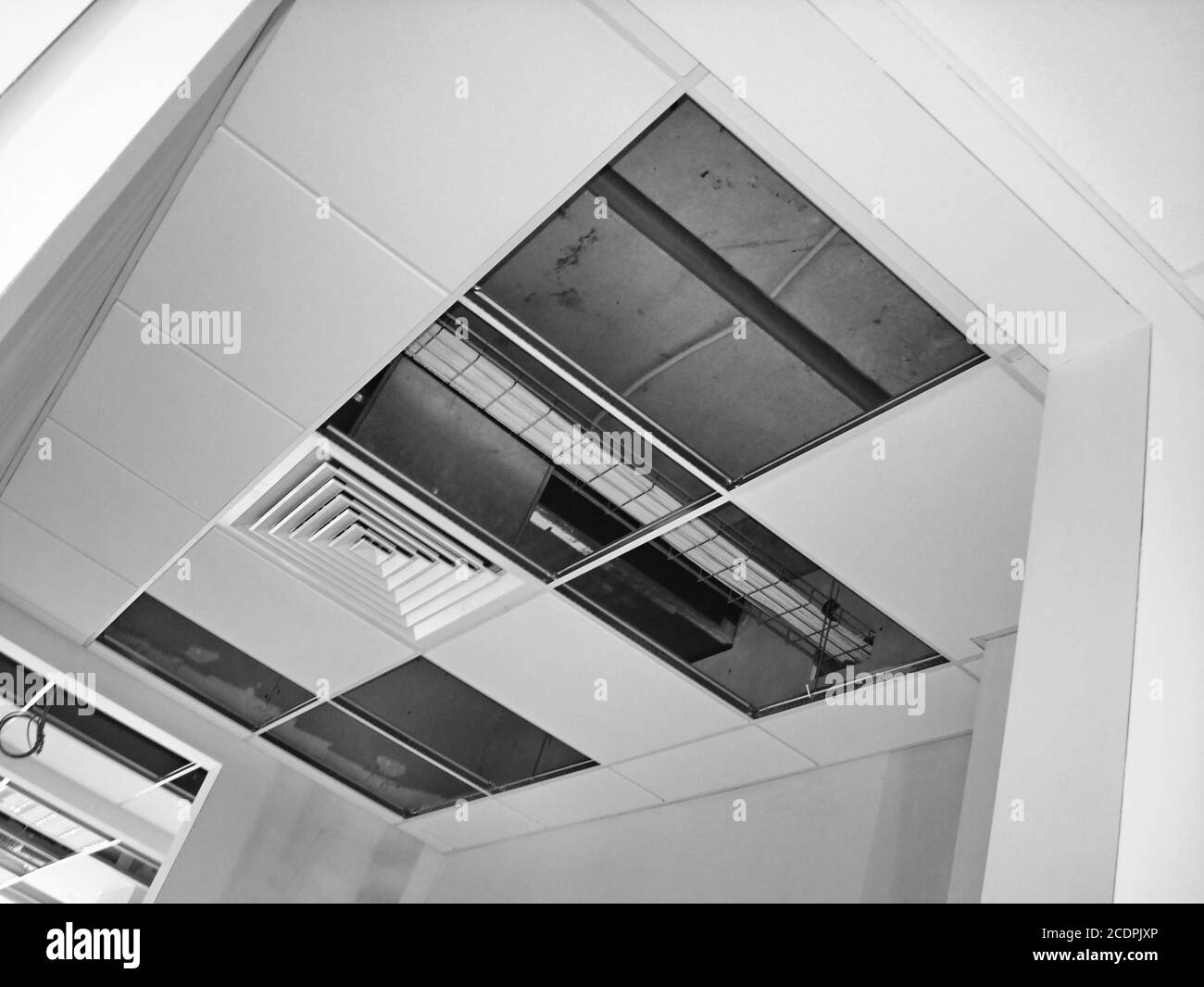 Works Building Finishing Ceiling Stock Photo - Alamy