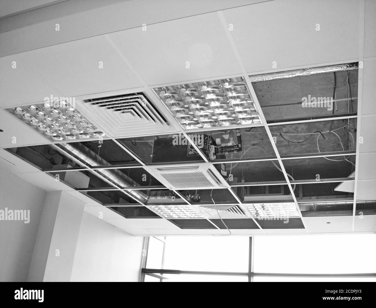 Works Building Finishing Ceiling Stock Photo - Alamy