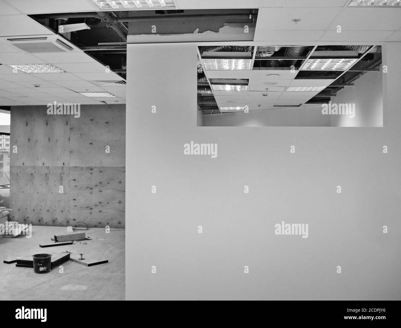 Works Building Finishing Ceiling Stock Photo - Alamy
