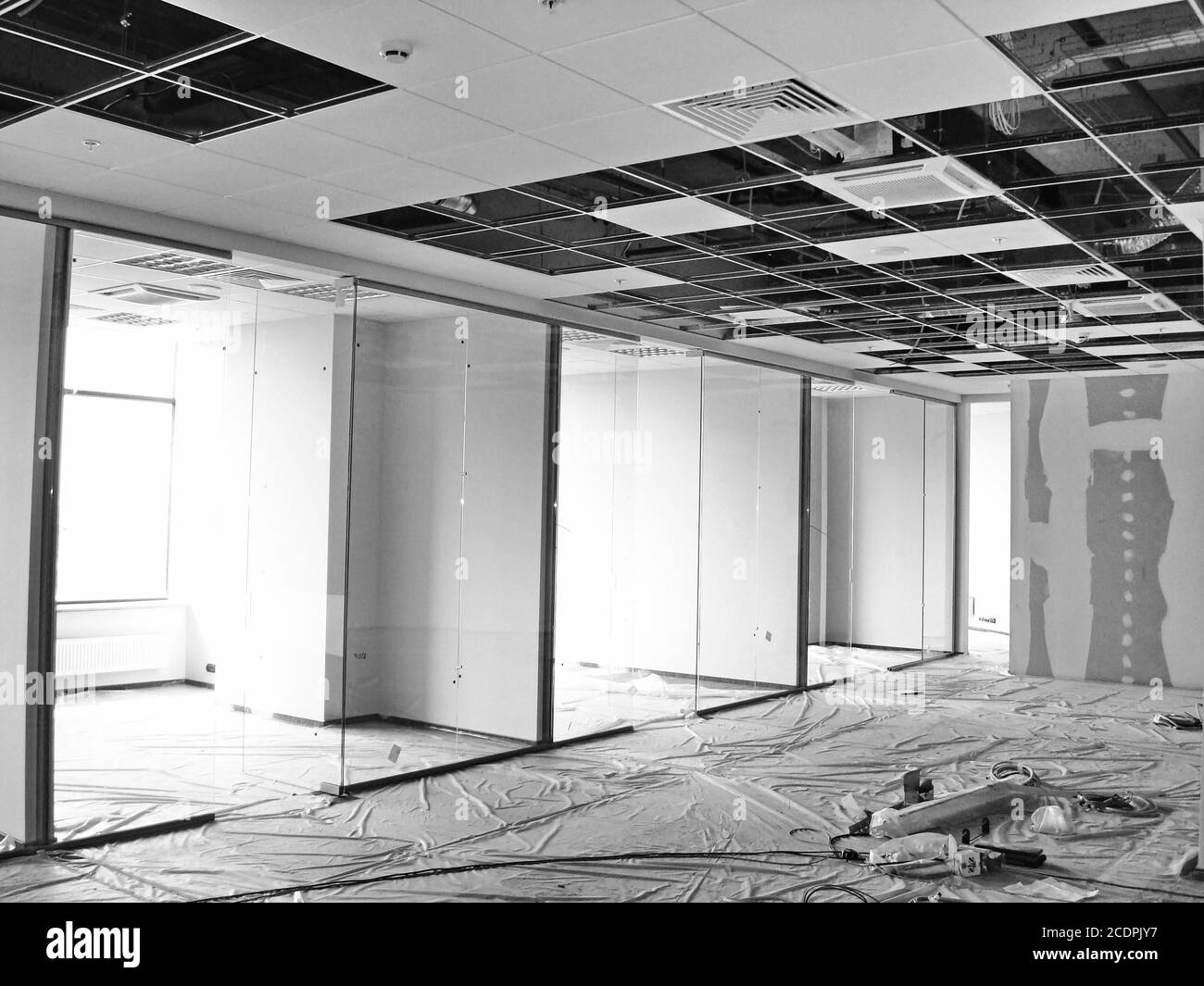Works Building Finishing Ceiling Stock Photo - Alamy
