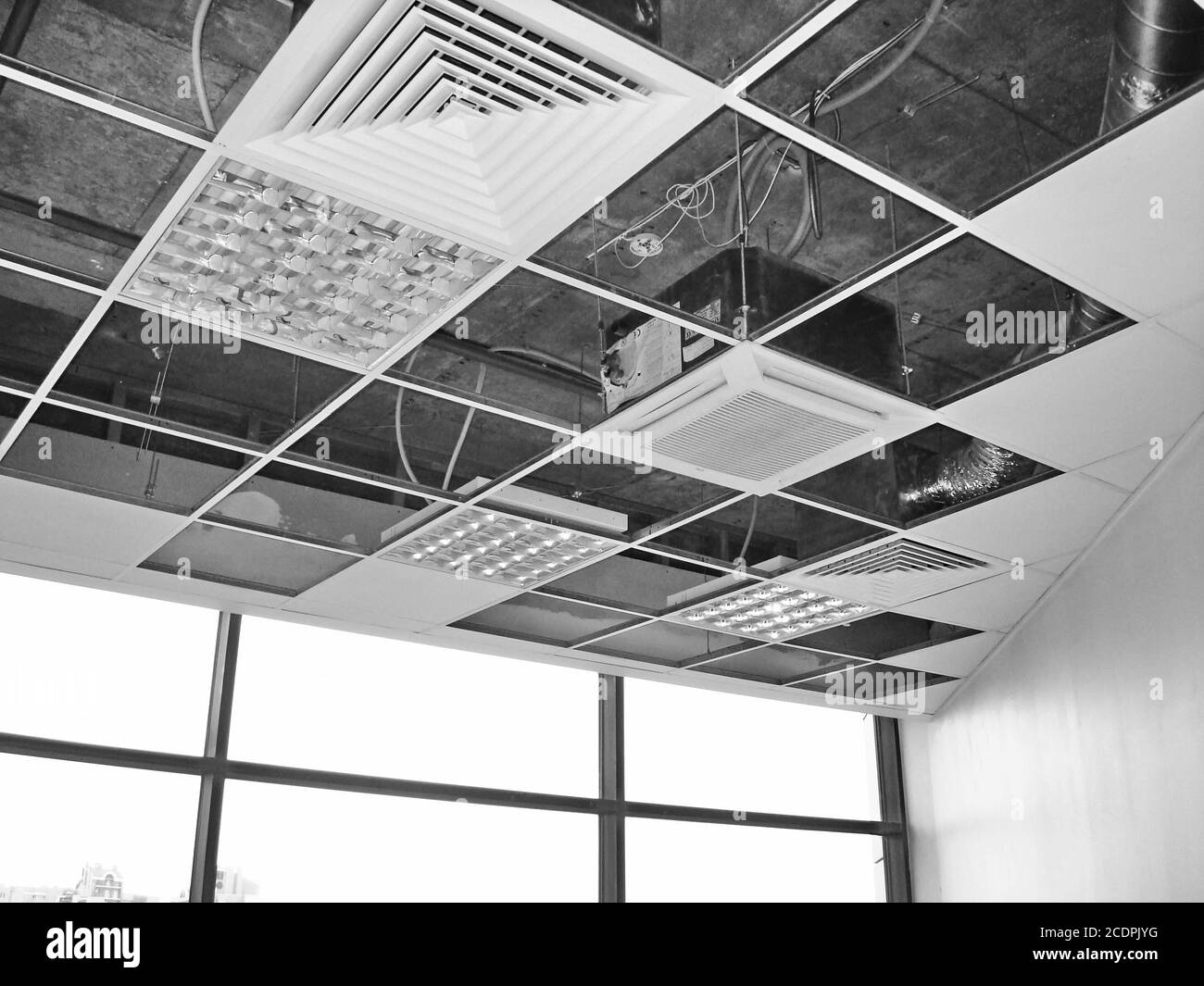 Works Building Finishing Ceiling Stock Photo - Alamy