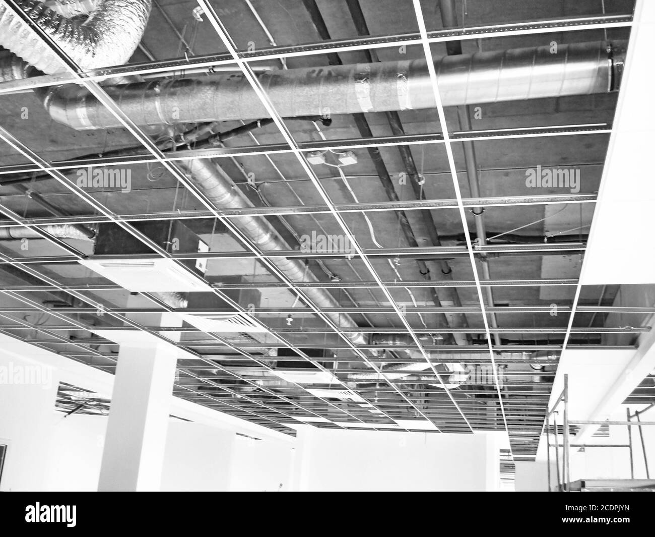 Works Building Finishing Ceiling Stock Photo - Alamy