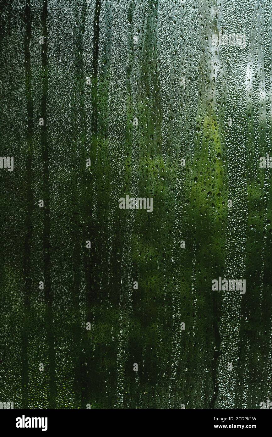 Rain droplets on a window Stock Photo - Alamy