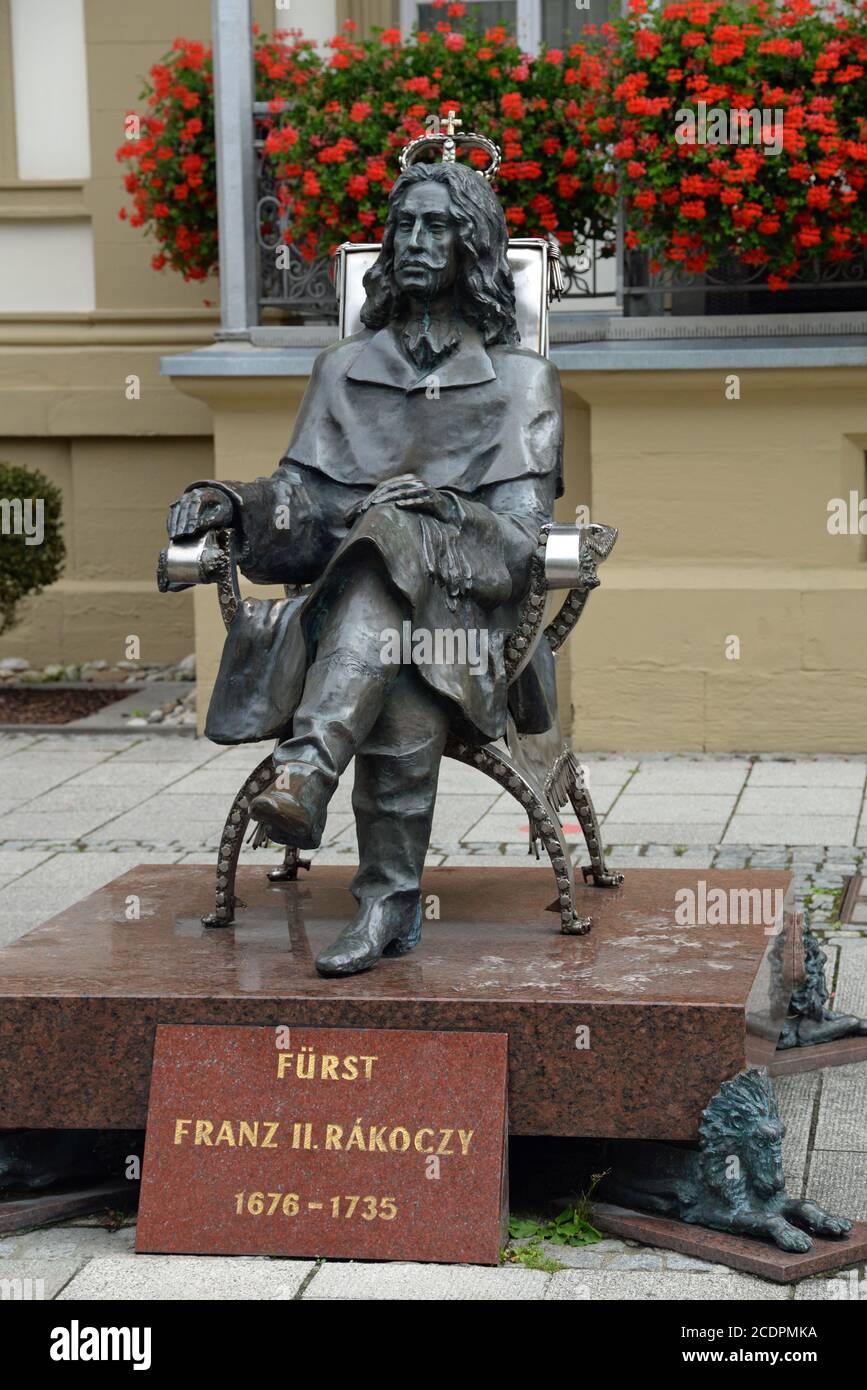 Prince Rakoczy Monument in Bad Kissingen Stock Photo - Alamy