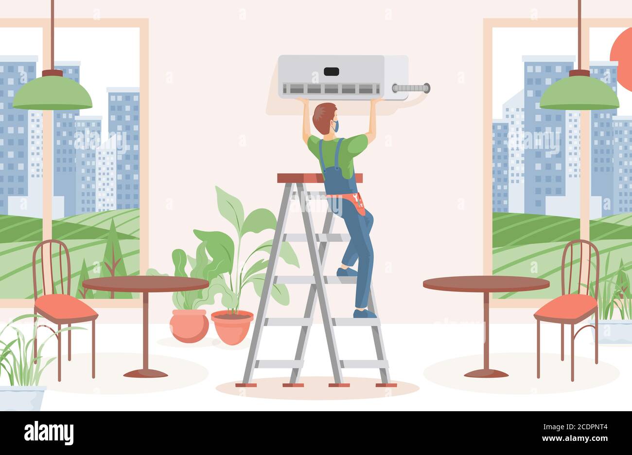 Man Fixing Things Clipart