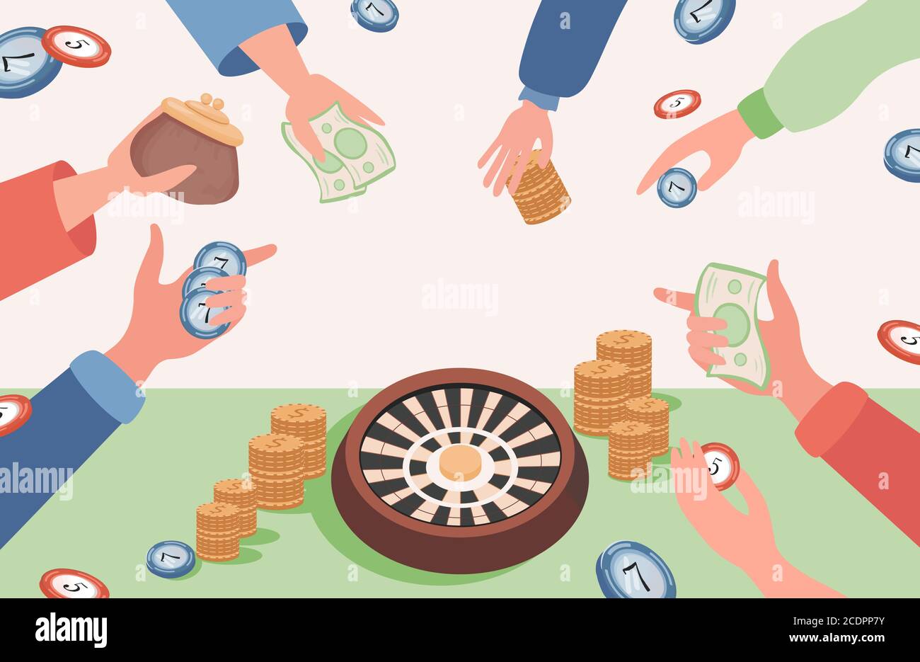 Prize wheel hand hi-res stock photography and images - Alamy