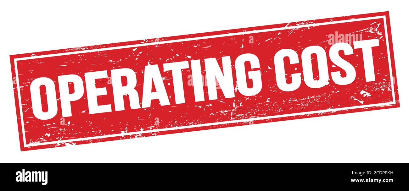 Operating cost word Cut Out Stock Images & Pictures - Alamy