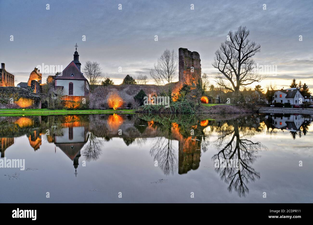 Hayn Castle in Dreieichenhain Stock Photo - Alamy