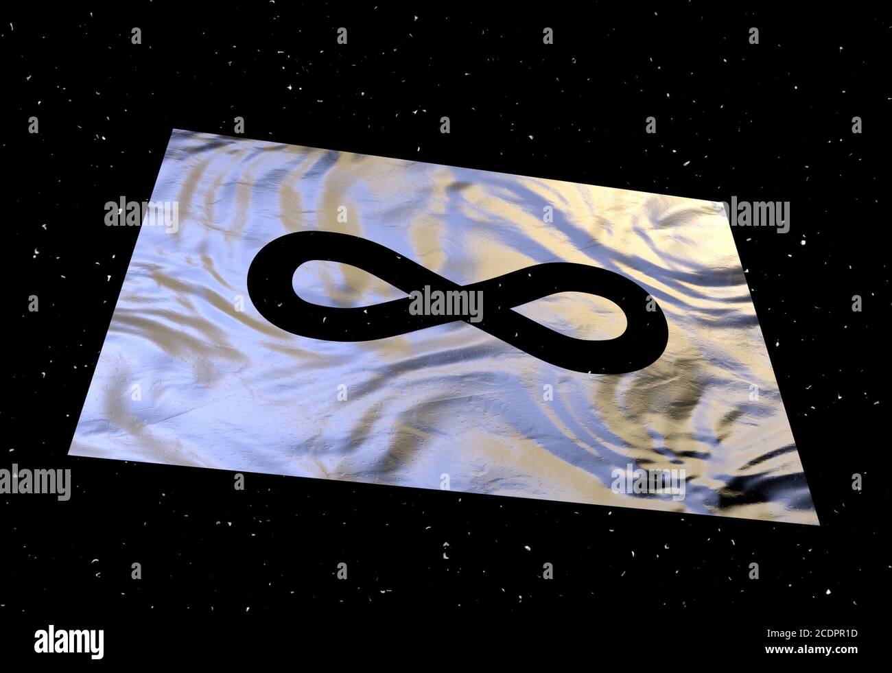 infinity sign with stars 3d illustration Stock Photo - Alamy