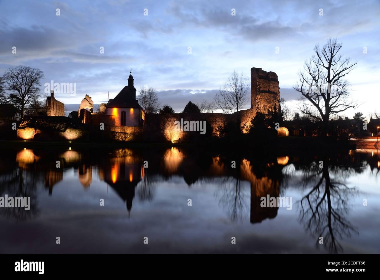 Hayn Castle in Dreieichenhain Stock Photo - Alamy