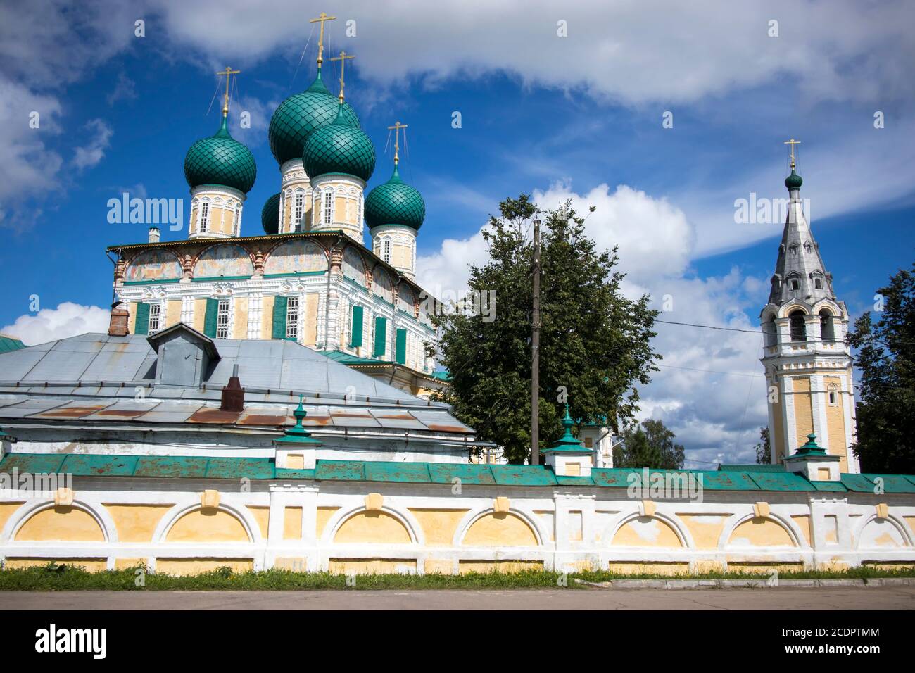 Tutayev, Yaroslavl Oblast, Russia - July, 2020: Sacred places of the ...
