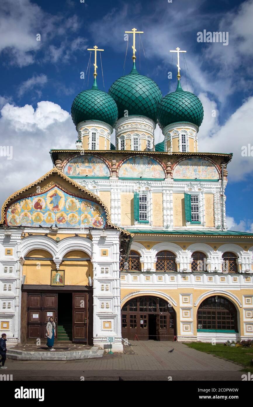Tutayev, Yaroslavl Oblast, Russia - July, 2020: Sacred places of the ...