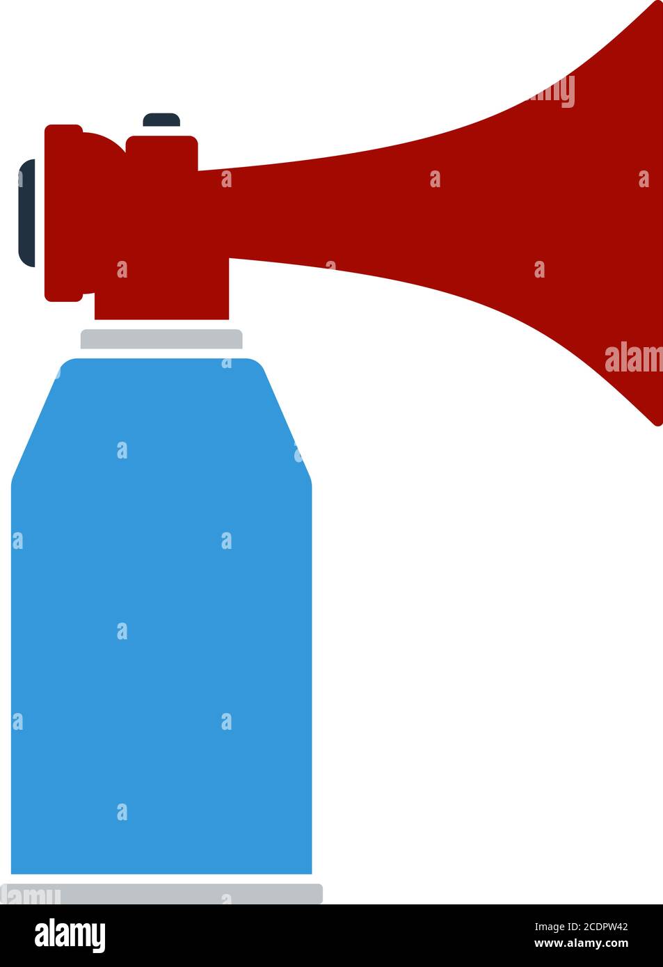 Football fans air horn Stock Vector Images - Alamy