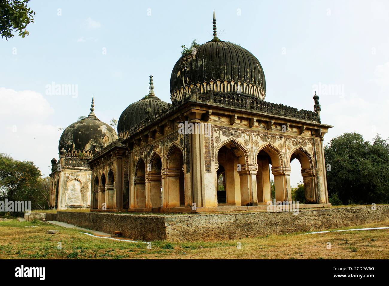 Historic Qutub Shahi tombs Stock Photo - Alamy
