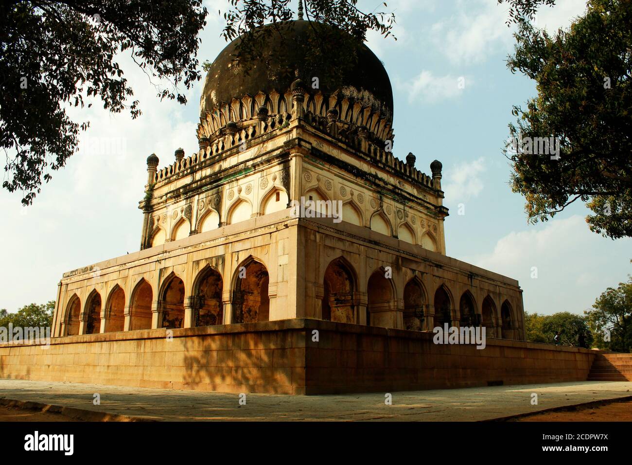 Historic Qutub Shahi tombs Stock Photo - Alamy