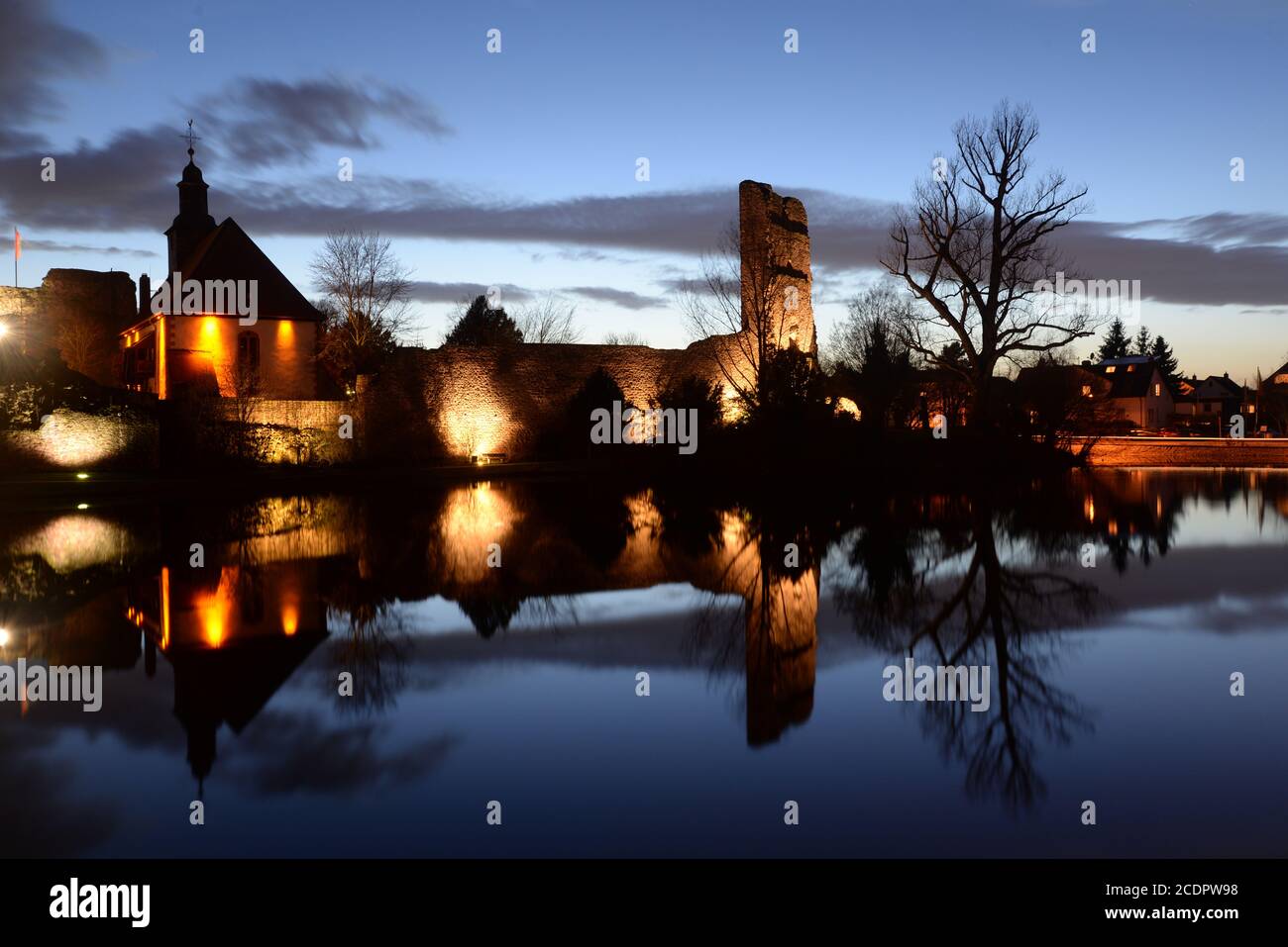 Hayn Castle in Dreieichenhain Stock Photo - Alamy