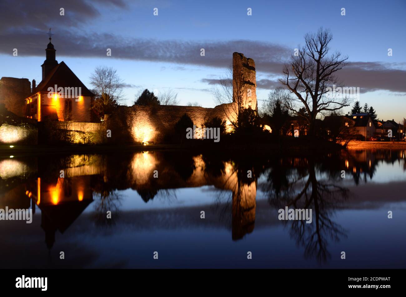 Hayn Castle in Dreieichenhain Stock Photo - Alamy