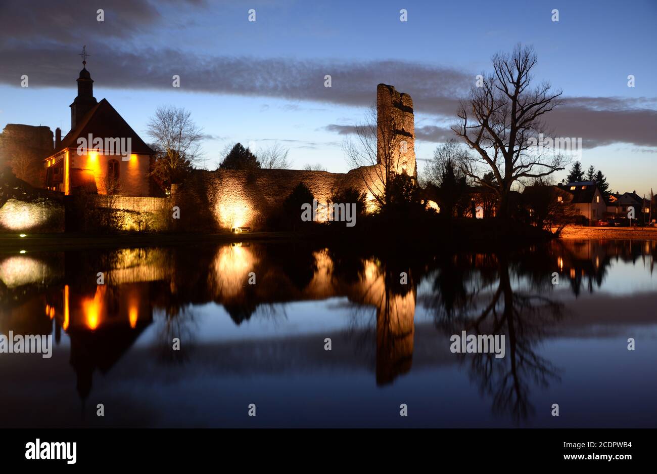 Hayn Castle in Dreieichenhain Stock Photo - Alamy