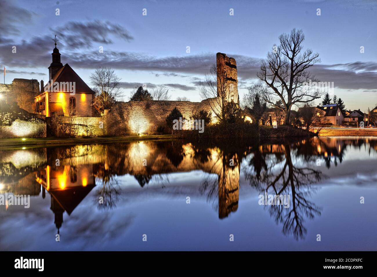 Hayn Castle in Dreieichenhain Stock Photo - Alamy