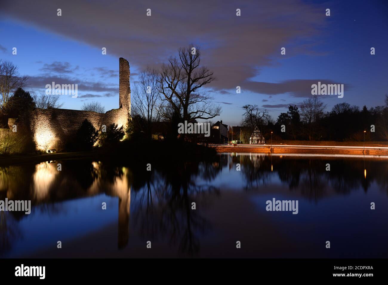 Hayn Castle in Dreieichenhain Stock Photo - Alamy