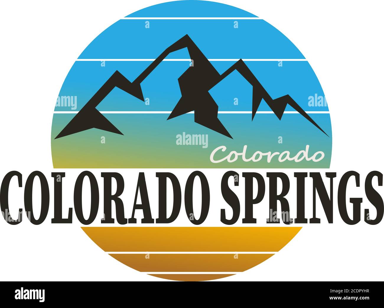 Welcome sign colorado springs colorado hi-res stock photography and ...