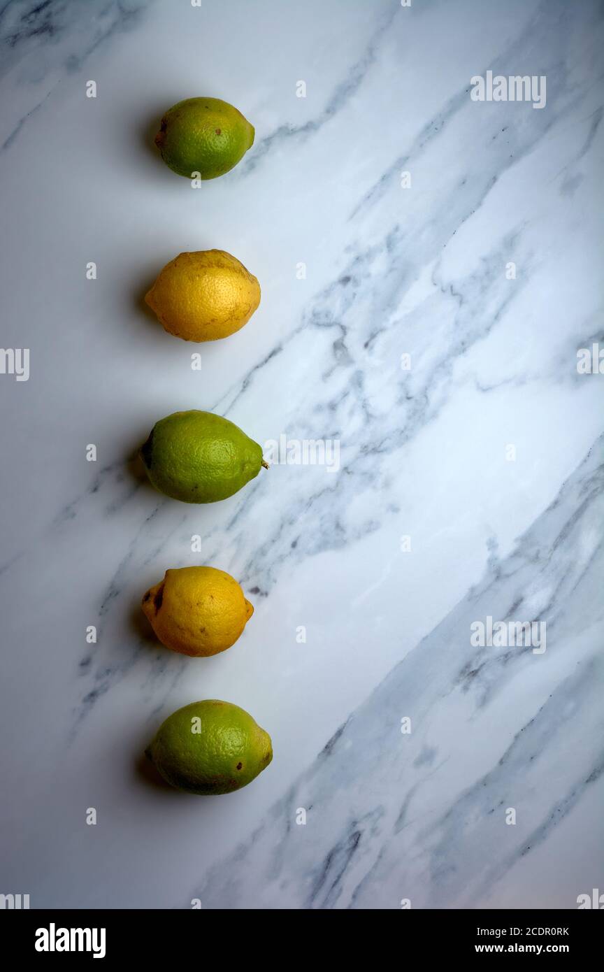Lemons cut on marble hi-res stock photography and images - Alamy