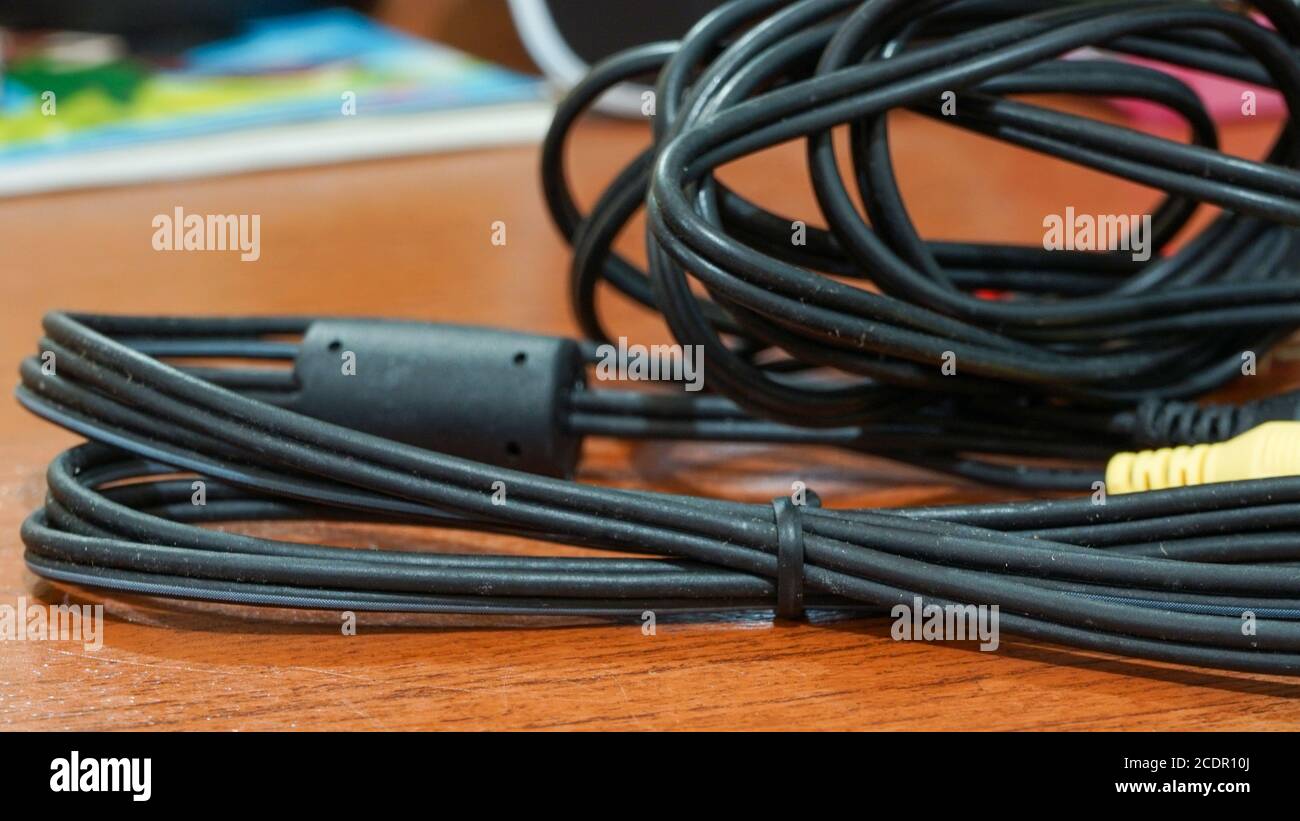 Dvd player cables hi-res stock photography and images - Alamy
