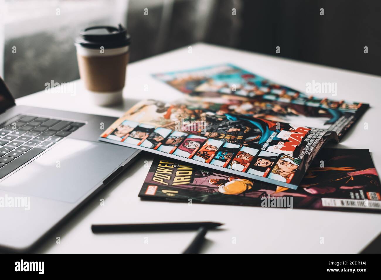 Reading batman comic hi-res stock photography and images - Alamy