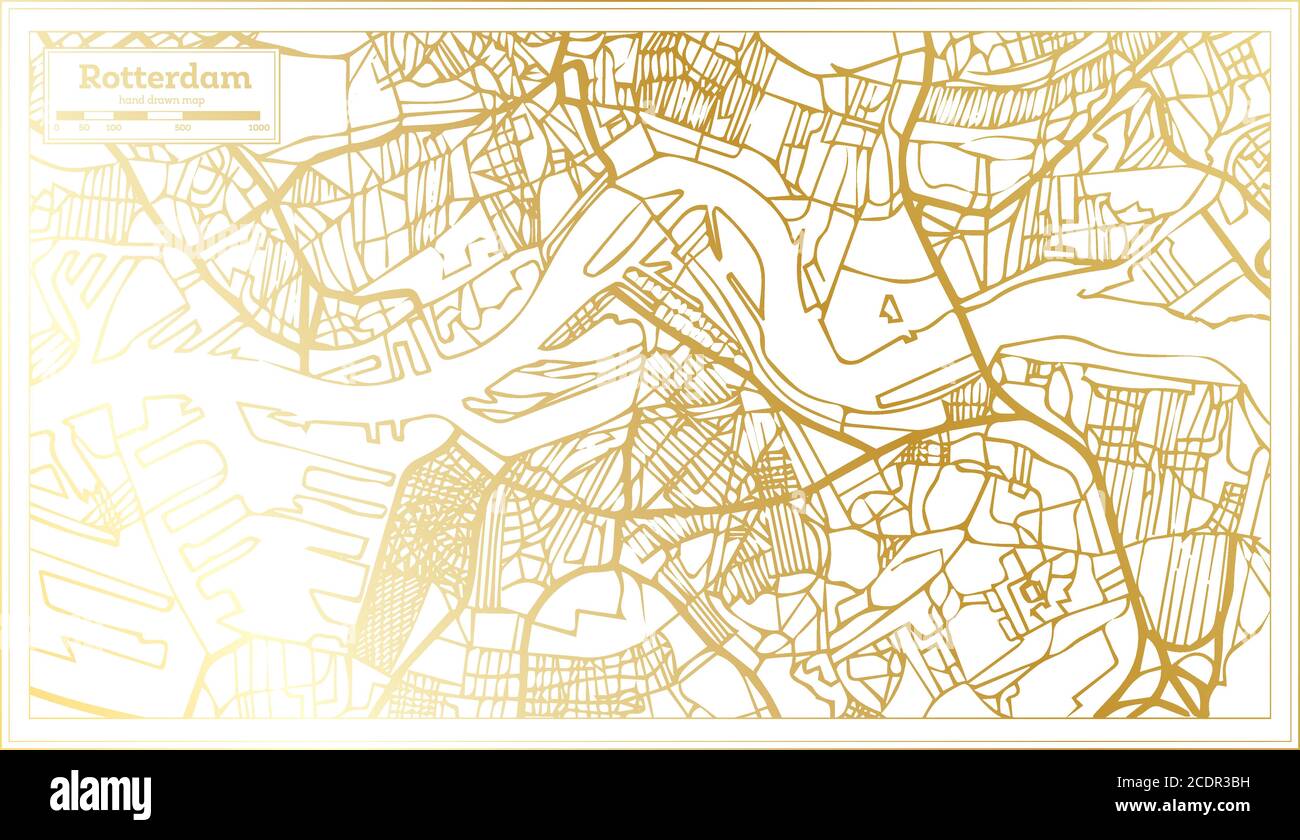 Rotterdam map hi-res stock photography and images - Alamy