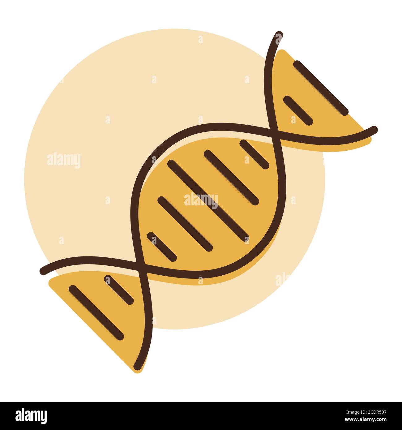 DNA vector icon. Medicine and healthcare, medical support sign. Graph ...