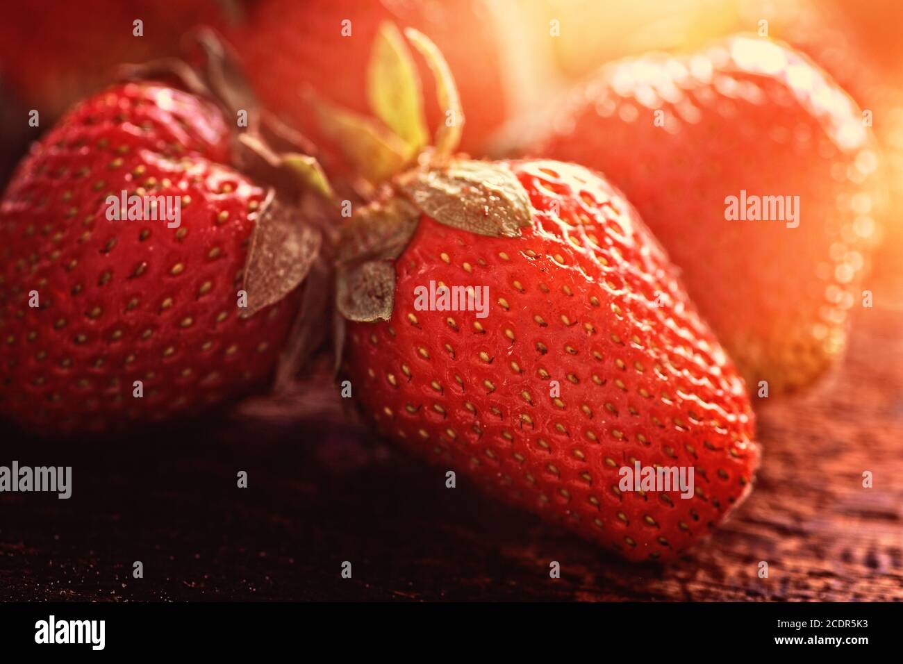 Juicy red strawberries hi-res stock photography and images - Alamy
