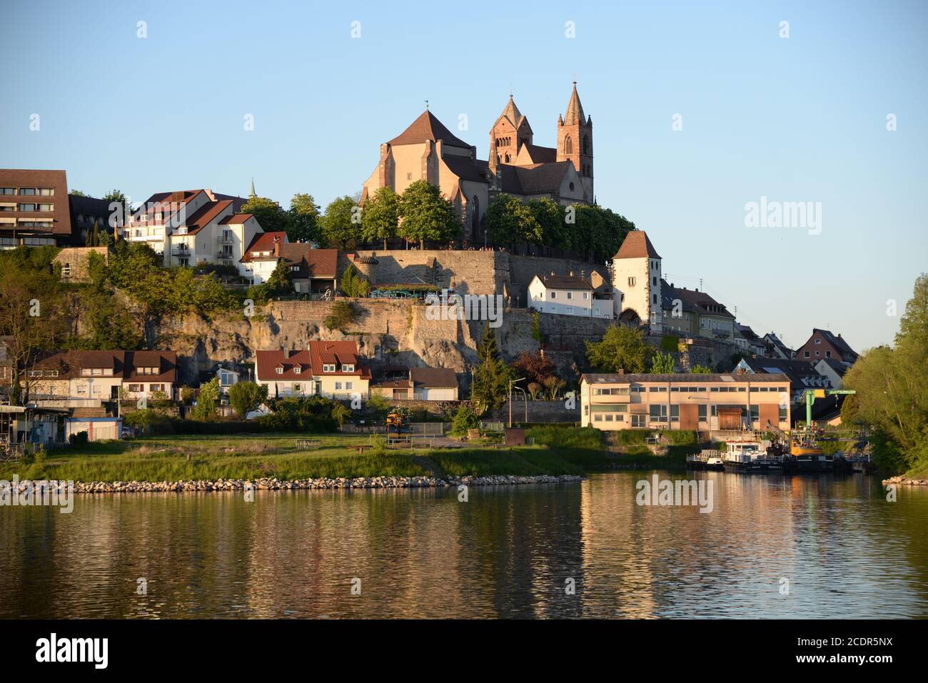 Rhine near Breisach Stock Photo - Alamy