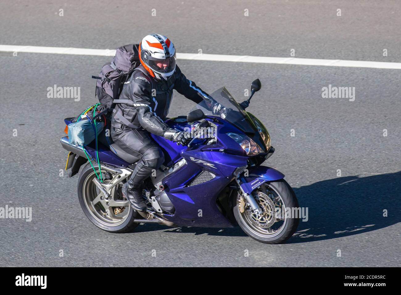 Honda VFR Motorbike rider; two wheeled transport, motorcycles, vehicle ...